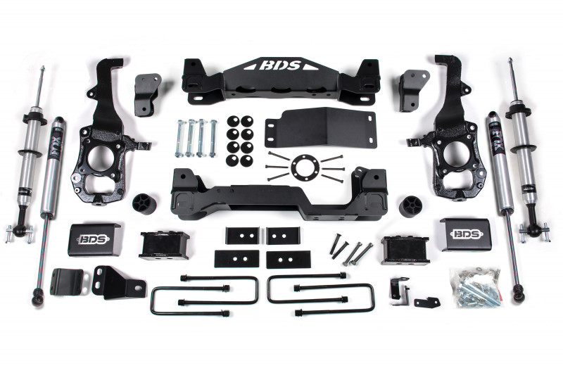BDS Suspension BDS1902FSR 4" Lift Kit | Fox 2.0 Strut | 1 Inch Block ...