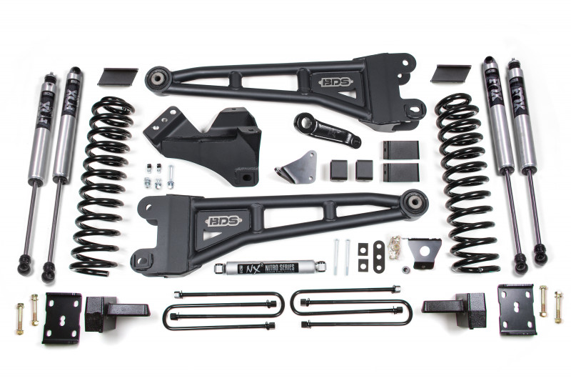 BDS Suspension BDS1943FS 6" Lift Kit w/Radius Arm | 4 Inch Block Kit w ...