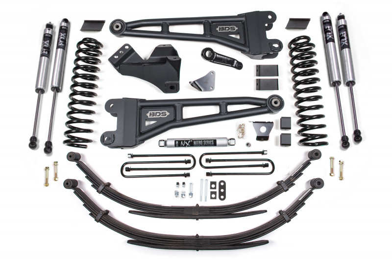 BDS Suspension BDS1947FS 6" Lift Kit w/Radius Arm | 6 Inch Leaf Springs ...