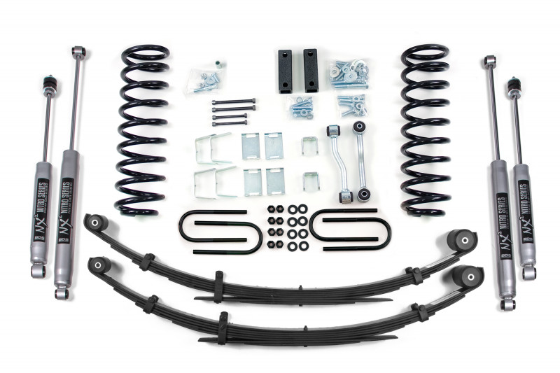 BDS Suspension BDS432H 3" Lift Kit | Chrysler 8.25 Rear Axle | Leaf ...