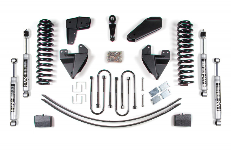 BDS Suspension BDS509H 6" Lift Kit | 4 Inch Block Kit w/Add-A-Leaf (80 ...