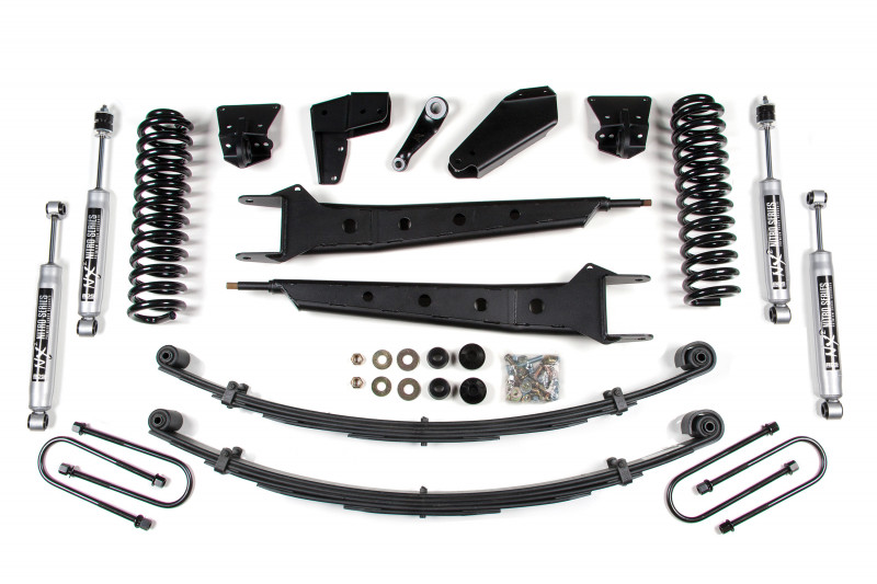 BDS Suspension BDS529H 4" Lift Kit w/Radius Arm | 2 Inch Leaf Springs ...