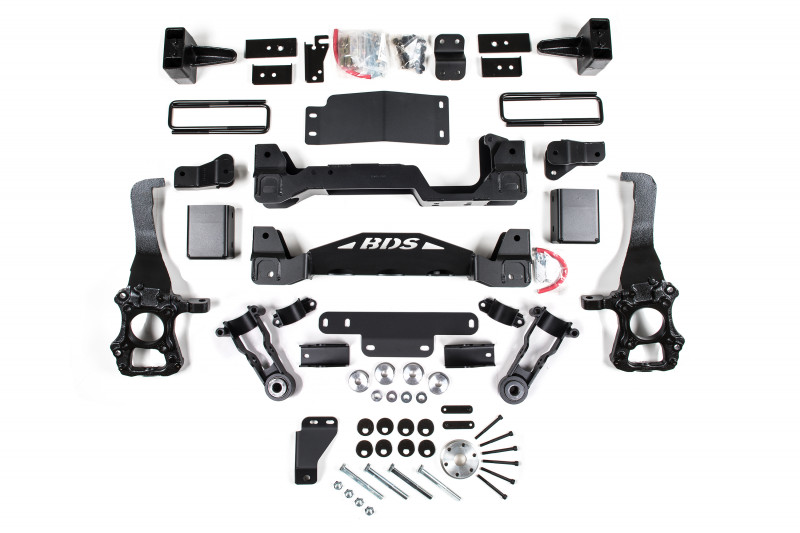 BDS Suspension BDS1558H 4" Lift Kit | 5" Rear Block (19-20 Ford F-150 ...