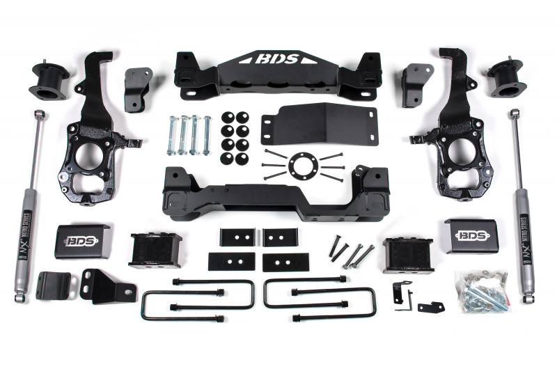 BDS Suspension BDS1579H 6" Lift Kit | 5" Rear Block | NX2 Nitro Series ...