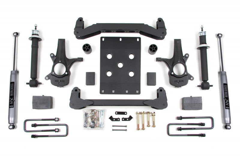 BDS Suspension BDS186H 4" Lift Kit | 5" Rear Block | NX2 Nitro Series ...