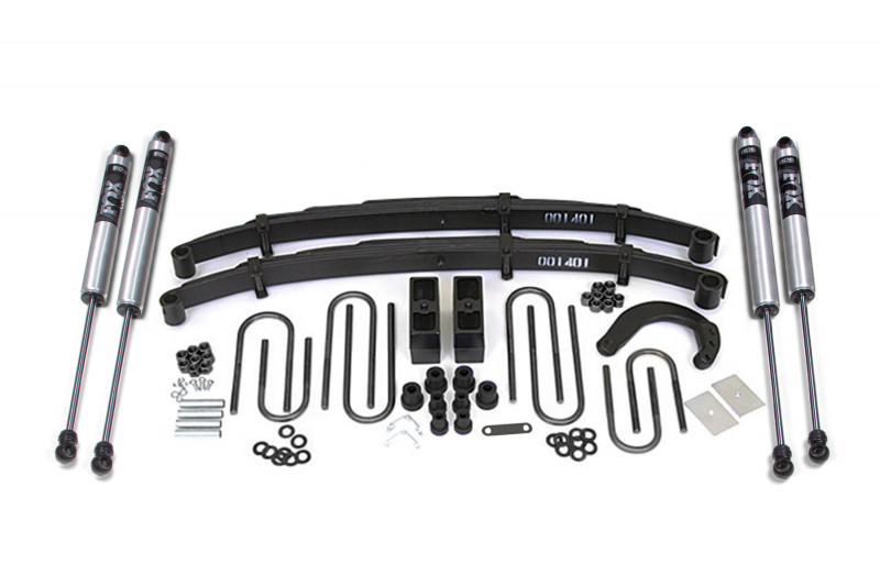 BDS Suspension BDS124FS 4" Lift Kit | 4" Rear Block | FOX 2.0 ...