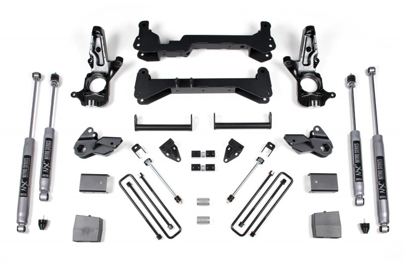 BDS Suspension BDS150H 7" Lift Kit | Carrier Below Crossmember | NX2 ...