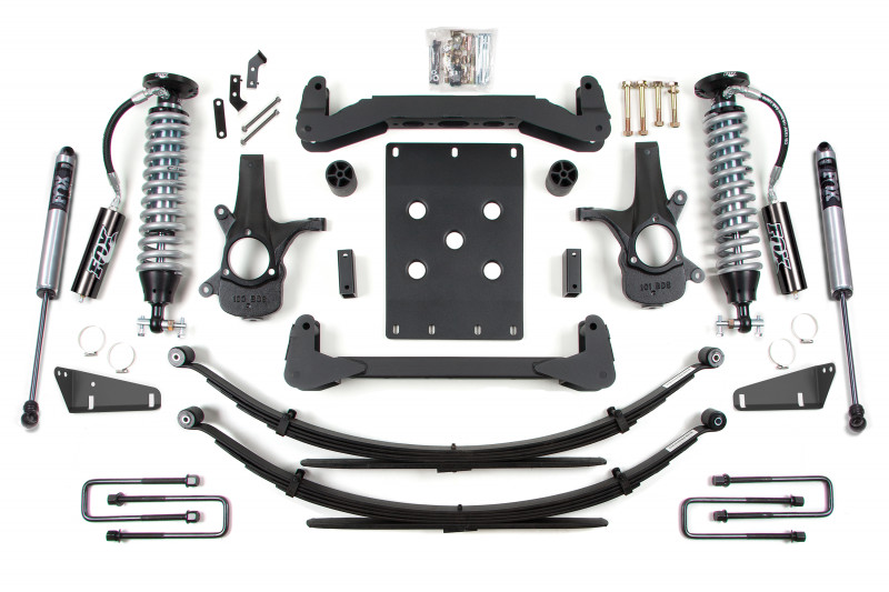 BDS Suspension BDS175F 6" Lift Kit | Leaf Springs |FOX 2.5 Coil-Overs ...