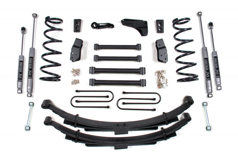 BDS Suspension BDS1770H 4" Lift Kit | Leaf Springs | NX2 Nitro Series ...