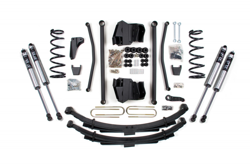 BDS Suspension BDS1772FS 4" Lift Kit | Long Arm | Leaf Springs | 4 ...