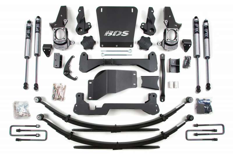 BDS Suspension BDS1822FS 7" Lift Kit | Narrow Track Knuckle | Leaf ...