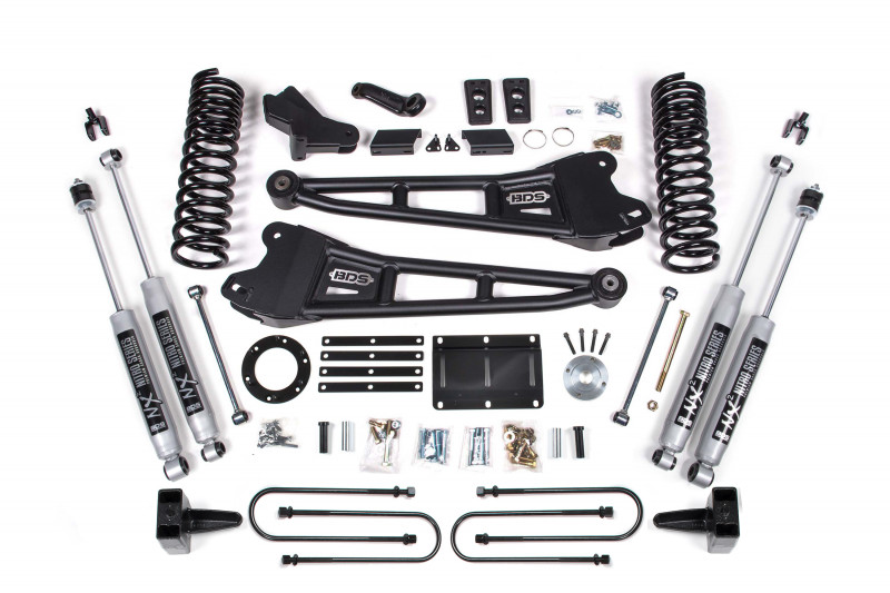 BDS Suspension BDS2104H 6" Lift Kit W/ Radius Arm | NX2 Nitro Series ...