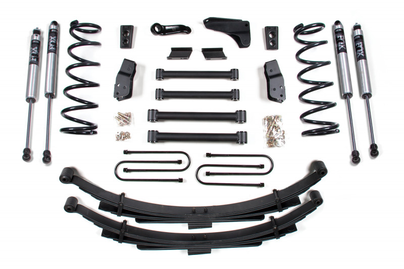 BDS Suspension BDS228FS 6" Lift Kit | Leaf Springs | 3-1/2" Axle | FOX ...