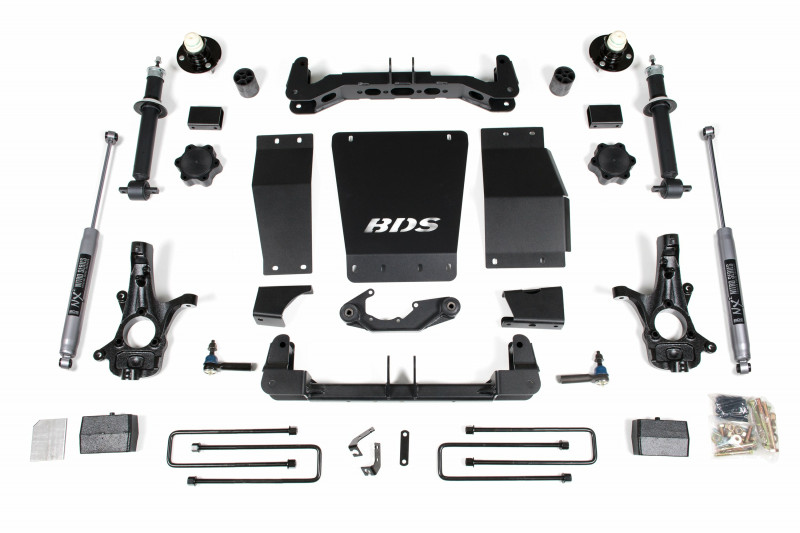 BDS Suspension BDS713H 4" Lift Kit | Aluminum/ Stamped Steel Control ...