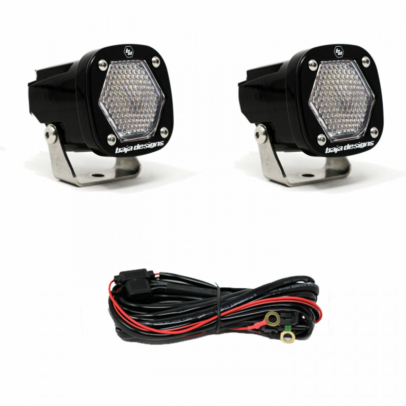 Baja Designs BAJA-387806 S1 Black LED Light Pod Pair | Work/Scene ...