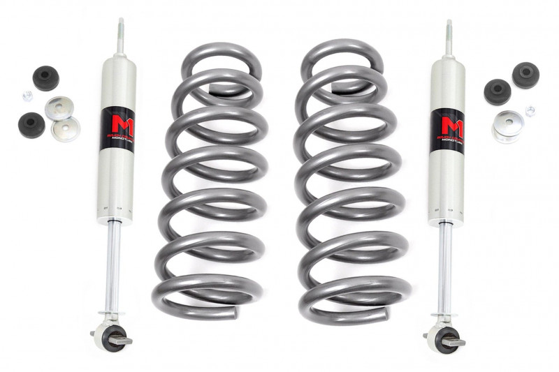 Rough Country 30440-RC 2 Inch Leveling Kit | M1 Shocks (09-18 Ram 1500/19-23 Ram 1500 Classic ...