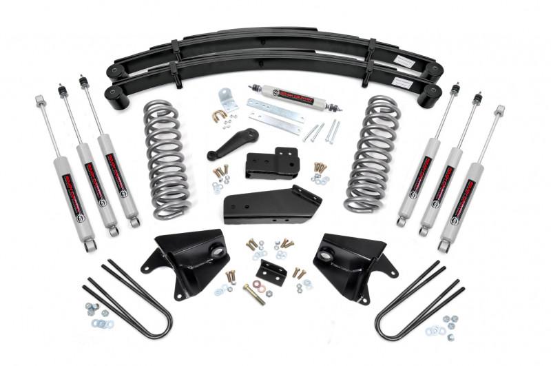 Rough Country 520B33-RC 4 Inch Lift Kit | Quad Front Shocks | Rear ...