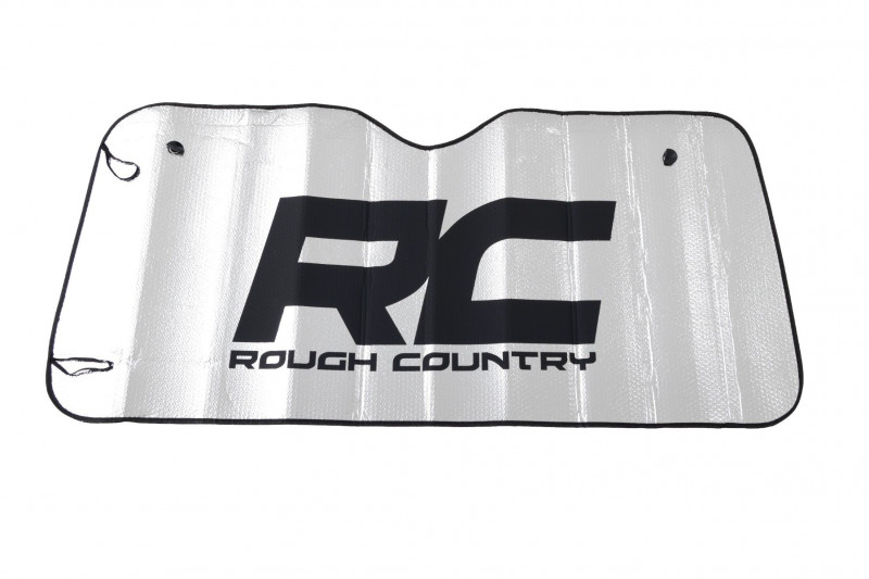 Rough Country 84103-RC Universal Jeep Reflective Sun Shade | Foldable ...