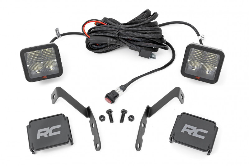Rough Country 82059-RC LED Ditch Light Kit | Ditch Mount | 2" Spectrum ...