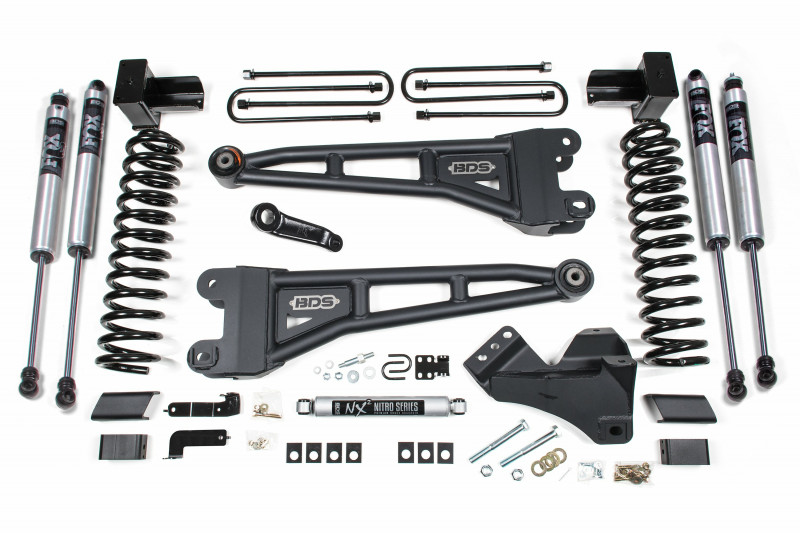 BDS Suspension BDS2204FS 5" Lift Kit W/ Radius Arm | Rear Lift Block ...