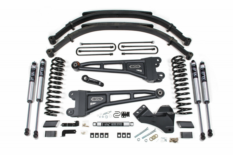 BDS Suspension BDS2208FS 5" Lift Kit W/ Radius Arm | Rear Lift Leaf ...