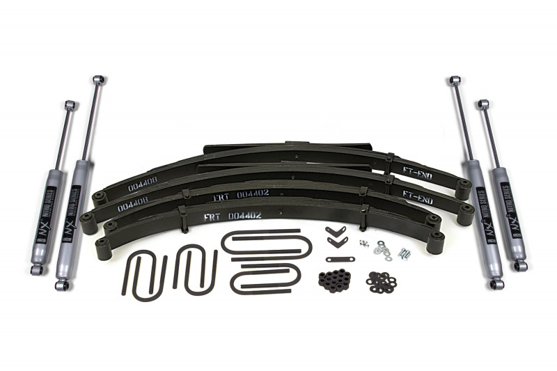 BDS Suspension BDS404H 4" Lift Kit | Rear Lift Leaf Springs (80-86 Jeep ...