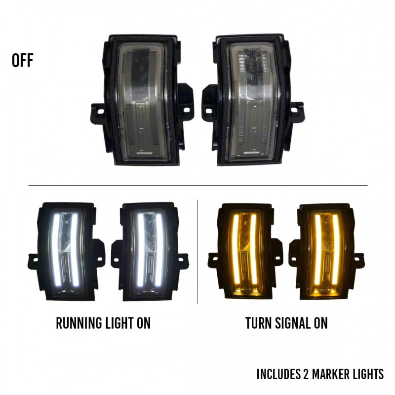 Boost Auto 7800BTX-5-SEQ-SB-BAUTO Tow Mirror Lights | Sequential ...