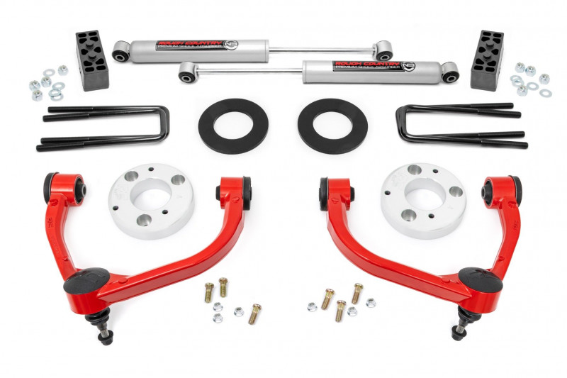 Rough Country 3" Suspension Lifts for | 51013RED-RC | Custom Offsets