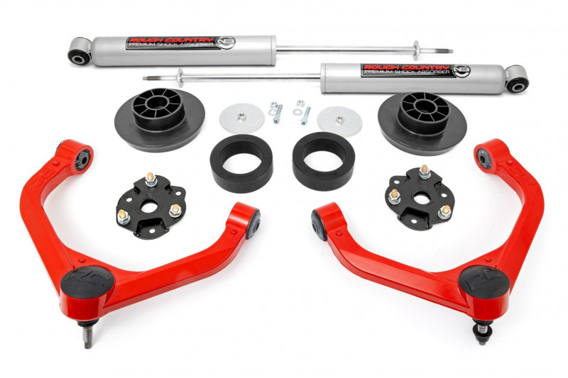 Rough Country 31430RED-RC 3.5" Lift Kit (19-24 Ram 1500) | TrailBuilt ...