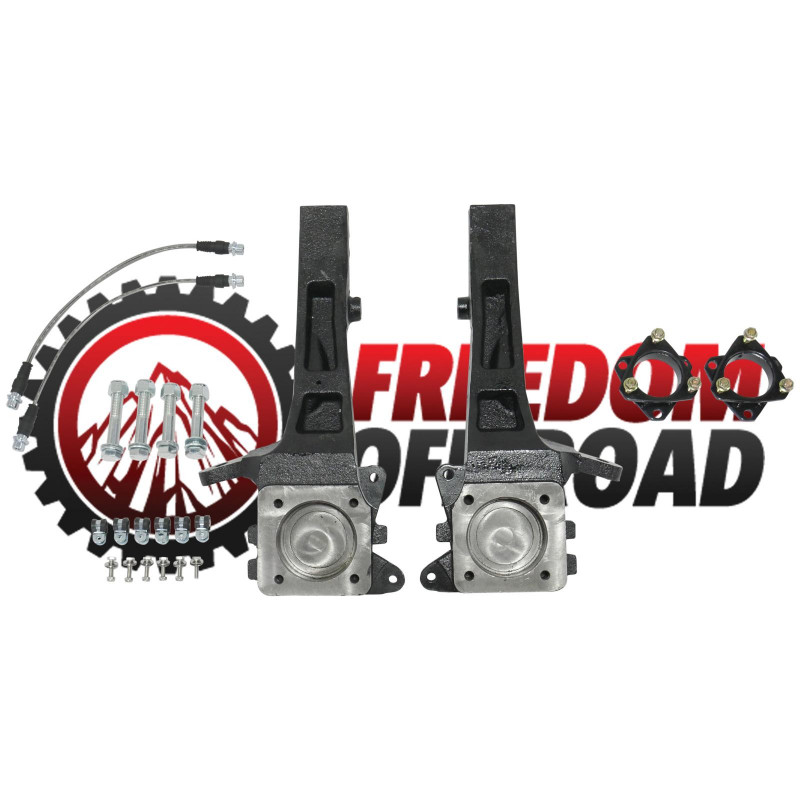 Freedom Offroad 7" Suspension Lifts for | FO-T701F40+FO-T3 | Custom Offsets