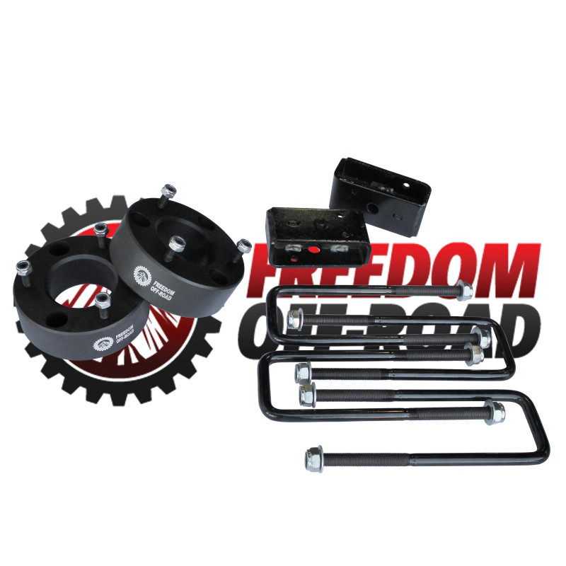 Freedom Offroad FO-G603-2AL-FREE 3" Front Strut Spacer 2" Rear Lift ...