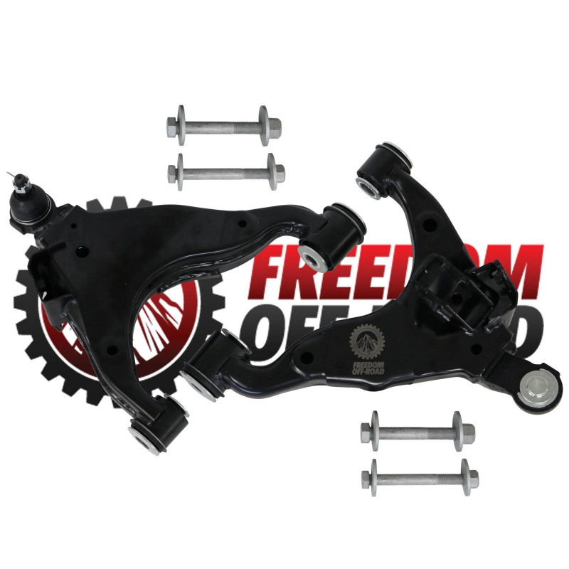 Freedom Offroad FO-T702-1FL-FREE Front Lower Control Arms KDSS (10-24 ...