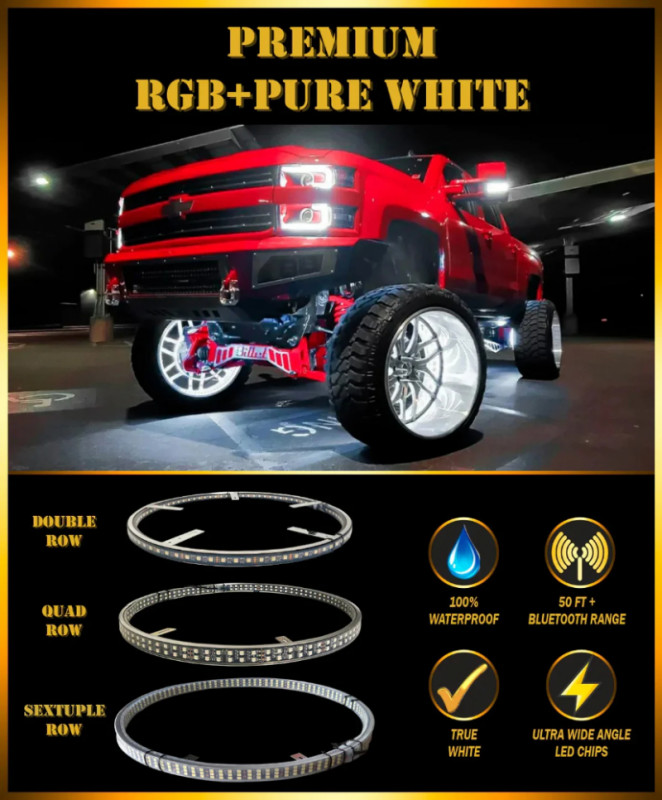 Auxiliary Off-Road Lights | Shop Rock Lights & Wheel Rings For Trucks ...