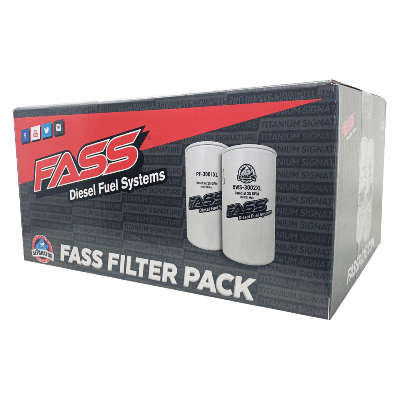 FASS Fuel Pumps FP3000XL-FASS Fuel Systems Filter Pack XL | Custom Offsets