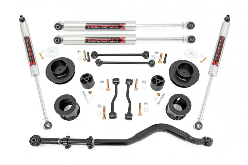 Rough Country 78740-RC 3.5" Lift Kit | Spacers | M1 Monotube Shocks (2024 Jeep Gladiator JT ...