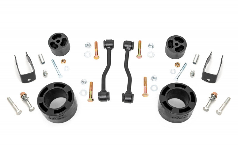 Rough Country 61300-RC 2.5" Leveling Kit | No Shocks (24-25 Jeep Gladiator JT | 4WD ...