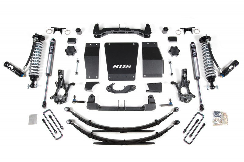 BDS Suspension BDS717FDSC 6" Lift Kit | Cast Steel | Leaf Springs| Fox ...