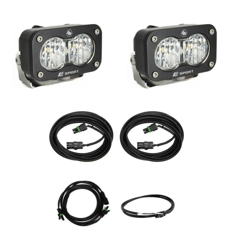 Baja Designs BAJA-448209UP S2 Sport Dual Reverse Light Kit | Clear ...