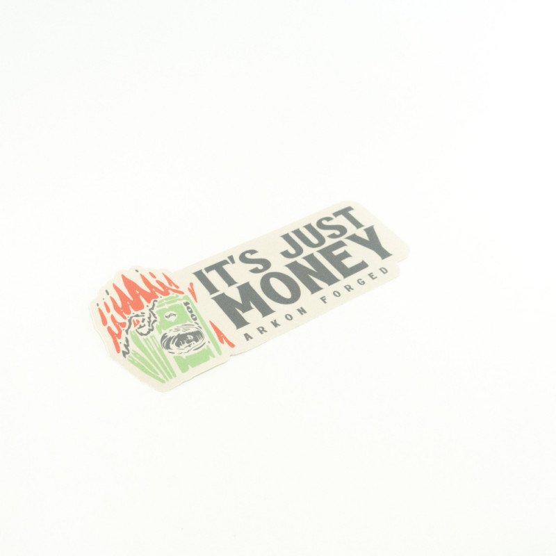 ARKON FORGED AKF-DJSTMNY : "It's Just Money" Decal | 8"x3.75" | ARKON ...
