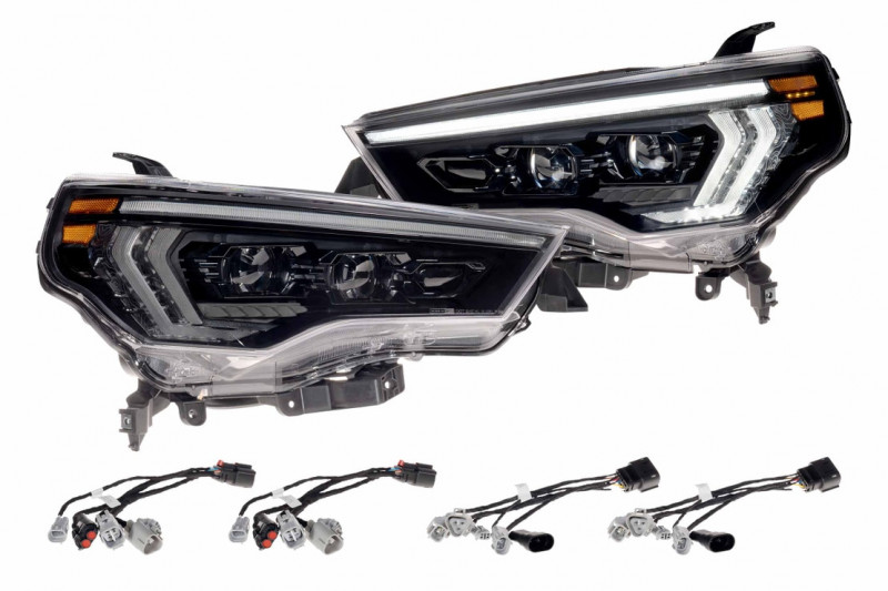 Morimoto LF2-531Y-MOR XB Evo Hybrid LED Headlights | Set (14-24 Toyota ...