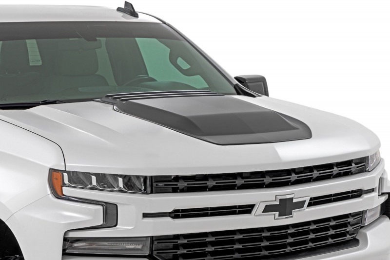 Rough Country Hs10010 G9k Rc Hood Scoop G9k Satin Steel 19 24 Chevy