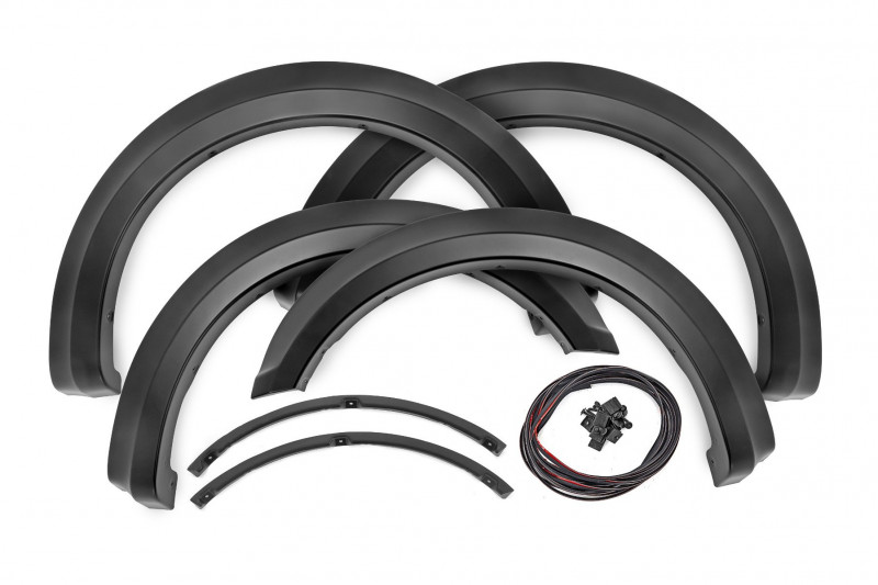 Rough Country S-F11811-E2-RC Sport Fender Flares | E2 Magma Red (18-20 Ford F-150) | TrailBuilt ...