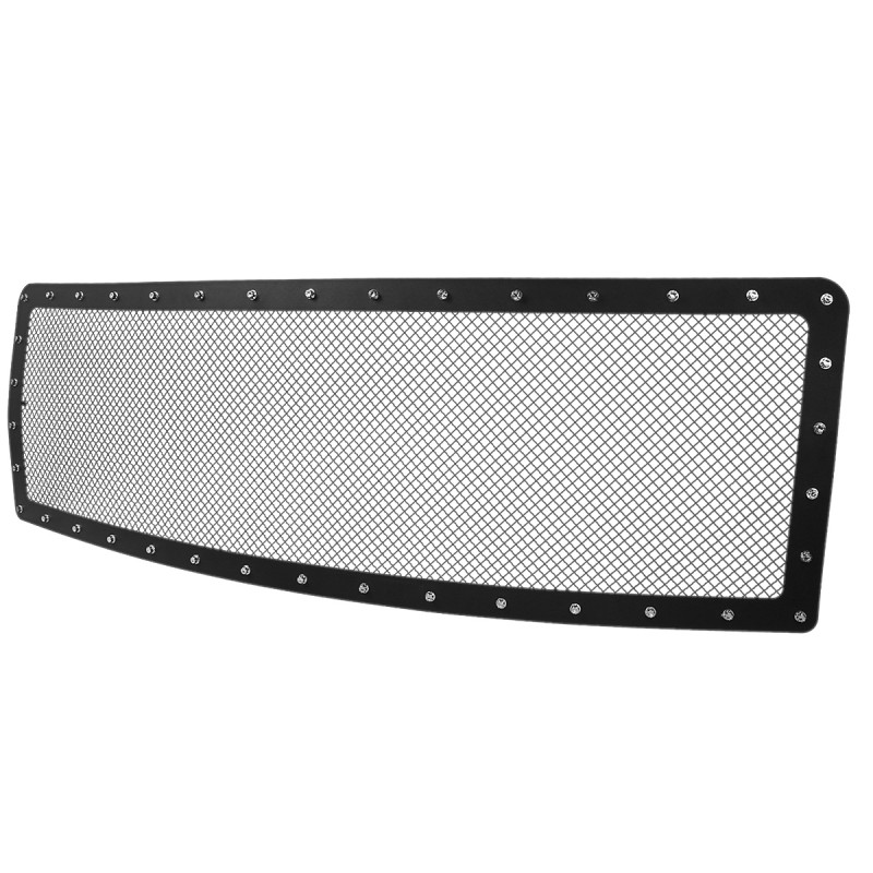 Spec-D Tuning HBG-F15009BKSS-YH-SPECD Rivet Style Stainless Steel Mesh ...