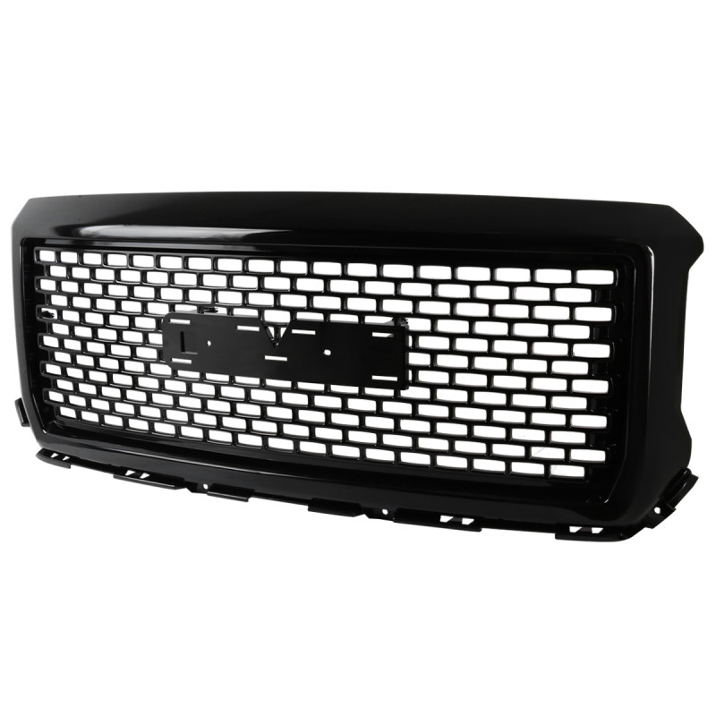 Spec-D Tuning HG-GMC14BK-GL-SPECD ABS Denali Style Square Mesh Grille ...