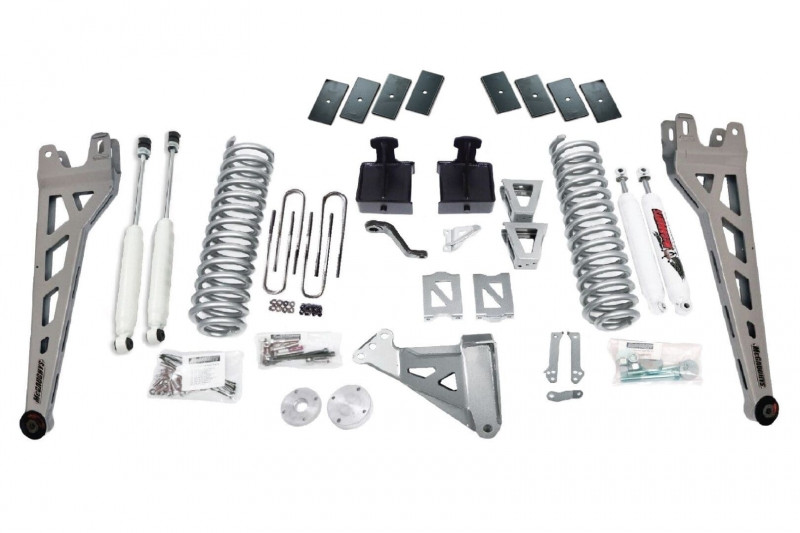 McGaughys 57237-McG 8" Powder Coated Silver Phase 2 Premium Lift Kit ...