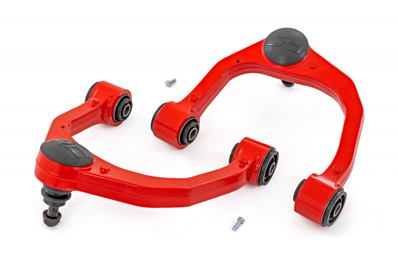 Rough Country 74401RED-RC Red Forged Upper Control Arms | OE Upgrade ...