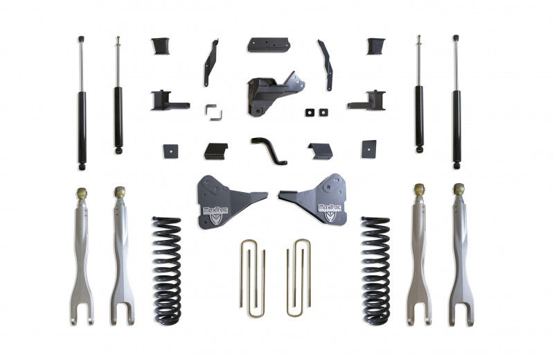 MaxTrac MT-K944341L Diesel 4" Lift Kit With 4-Links/Shocks (23-24 Ford ...