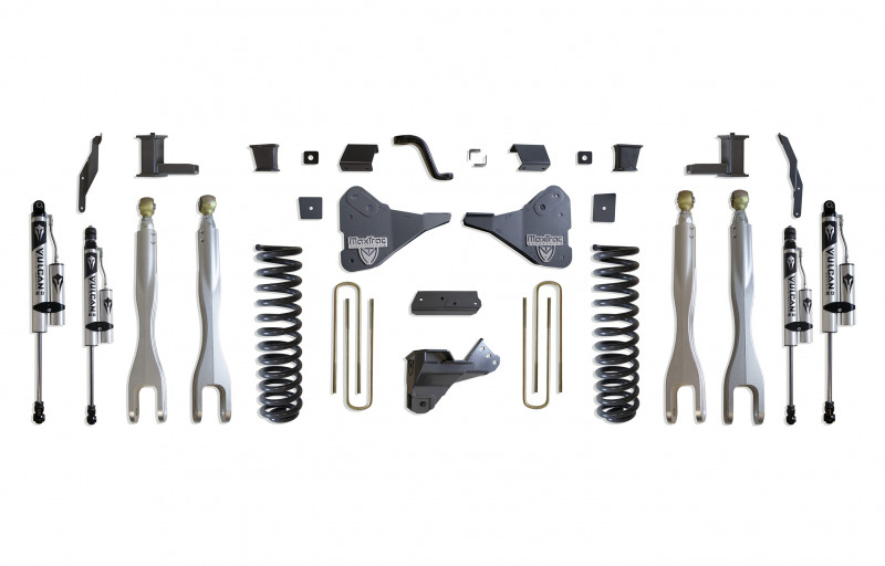 MaxTrac MT-K944362VRL 6" Lift Kit With 4-Links/Vulcan Reservoir Shocks ...