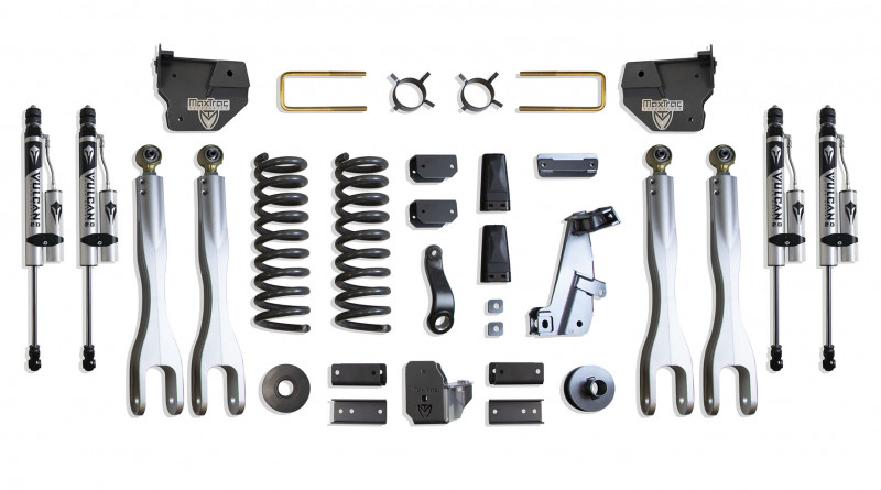 MaxTrac MT-K947263VRL 6" Lift Kit With 4-Links/Vulcan Reservoir Shocks ...