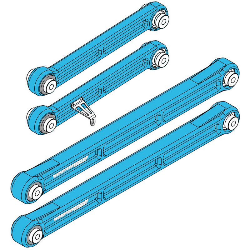 Camburg CAM-320029-BLU Kinetik Series Trailing Arm Kit | Blue (22-24 ...
